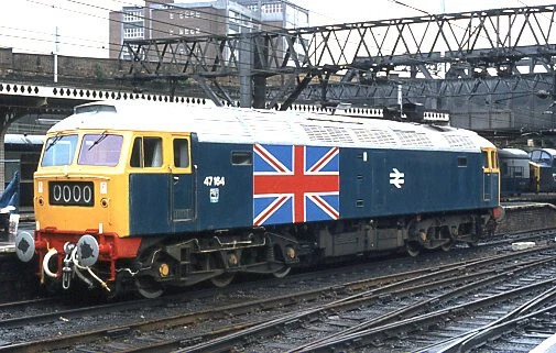 ORIGINAL COLOUR SLIDE of ex works 47164 BR class 47 diesel loco £4.99 ...