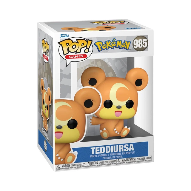 POKEMON TEDDIURSA POP Games #985 Vinyl Figure FUNKO EUR 16,07 - PicClick IT