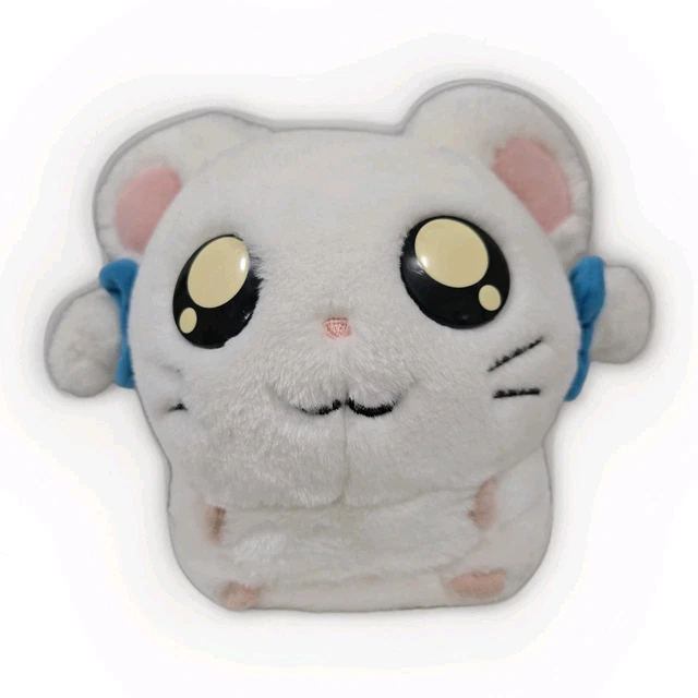 2002 HAMTARO BIJOU Ham-Ham Ribbon-Chan Blue Bows Hamster 9" Plush ...
