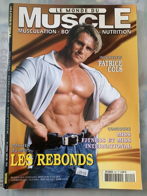 LE MONDE DU MUSCLE 2002 #221 Patrice Cols! Mike Morris & Karen Diver ...