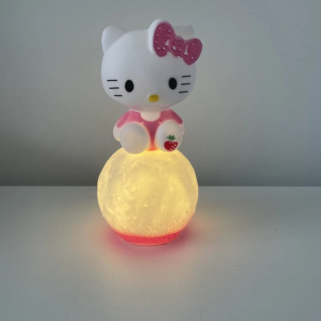 SANRO HELLO KITTY Night Light Glowing Children Toy Bedside Lamp Anime £ ...