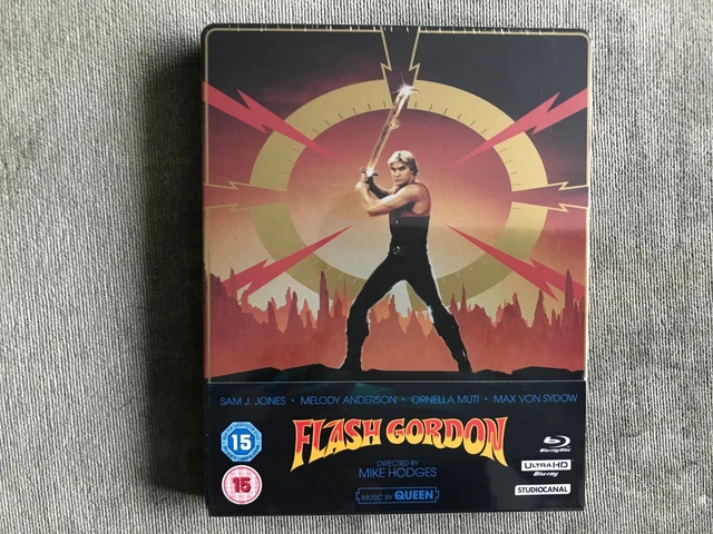 FLASH GORDON 4K + Blu-ray Steelbook 40th Anniversary Edition. Brand New & Sealed EUR 35,01 ...