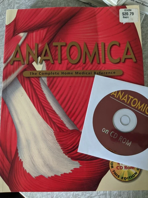 ANATOMICA THE COMPLETE Home Medical Reference-Illustrated Anatomy Book ...
