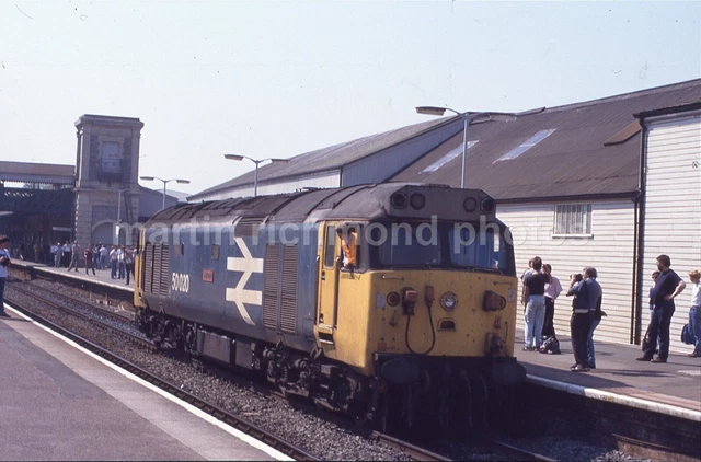 EXETER ST. DAVIDS Class 50 50020 1990 Agfachrome 35mm Slide RN322 £2.99 ...