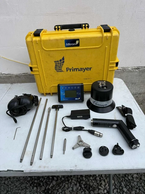 PRIMAYER MIKRON 3 Pro GXG-784 Water Leakage Ground Microphone System Full Kit £1,841.68 ...