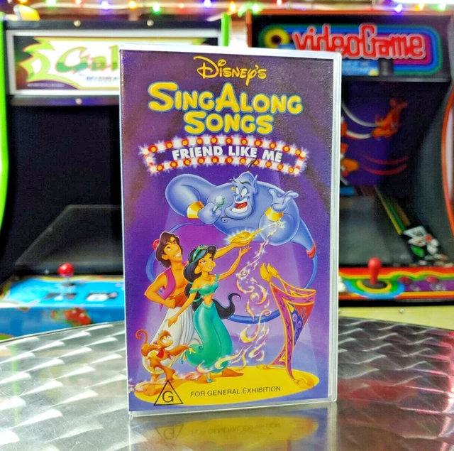 DISNEY'S SING ALONG Songs: Friend Like Me - VHS Video Tape - Brand New ...