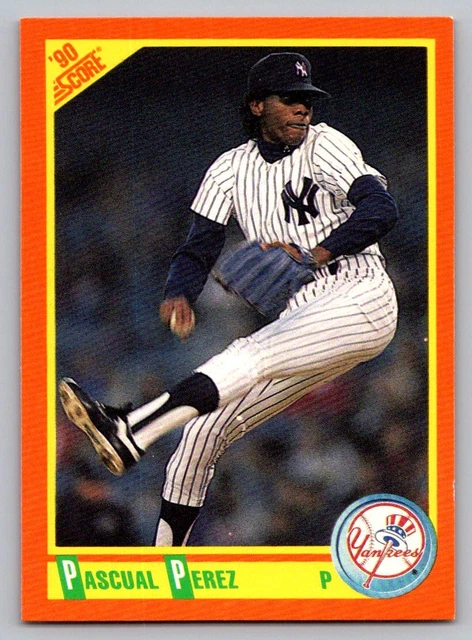 PASCUAL PEREZ #5T Yankees de New York 1990 score recrue et échangé EUR ...