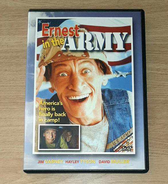 ERNEST IN THE ARMY - Starring Jim Varney & Hayley Tyson (DVD) £9.99 ...