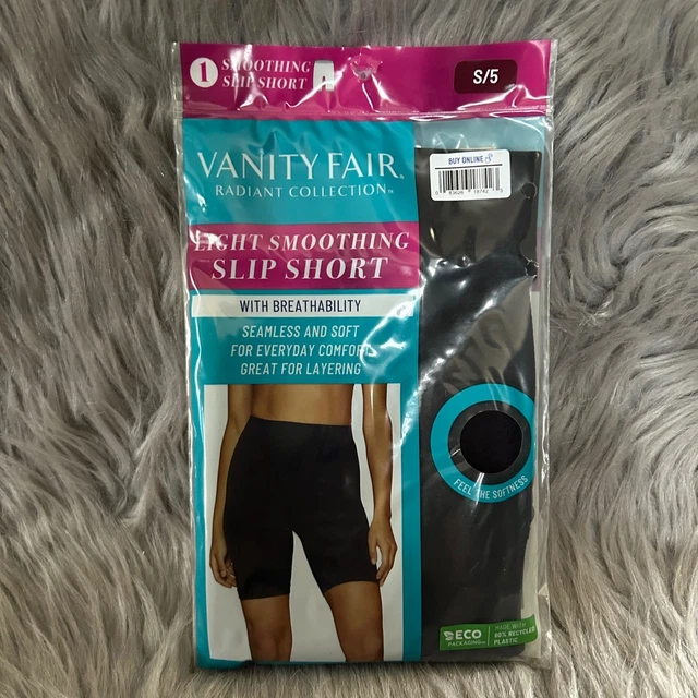 VANITY FAIR RADIANT Light Smoothing Slip Short Women's Size Small/5 ...