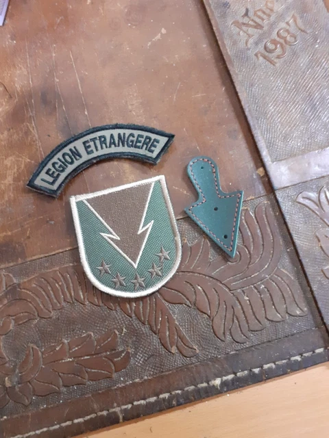 LÉGION ÉTRANGÈRE-2º REP/GCP patch/ecusson /cuir pour insigne EUR 5,99 ...