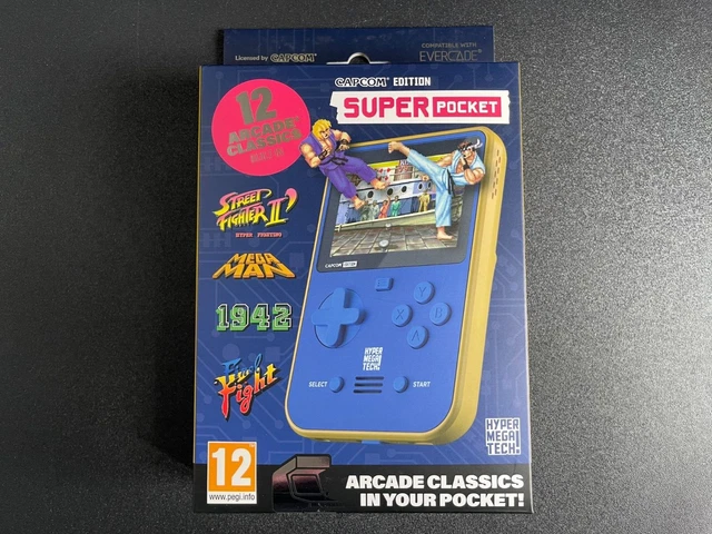 EVERCADE SUPER POCKET Handheld Portable Console Hyper Mega Tech Capcom Edition £44.00 - PicClick UK