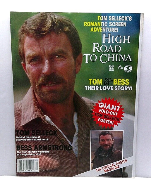 HIGH ROAD TO China Official Poster Magazine Tom Selleck Bess Armstrong ...