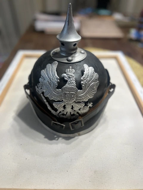 ORIGINAL GERMAN WWI Prussian M1915 Pickelhaube Spiked Helmet EUR 623,70 ...