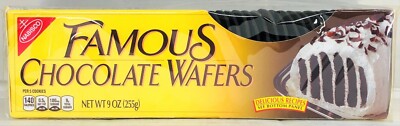 NABISCO FAMOUS CHOCOLATE Wafers 9 oz £9.38 - PicClick UK