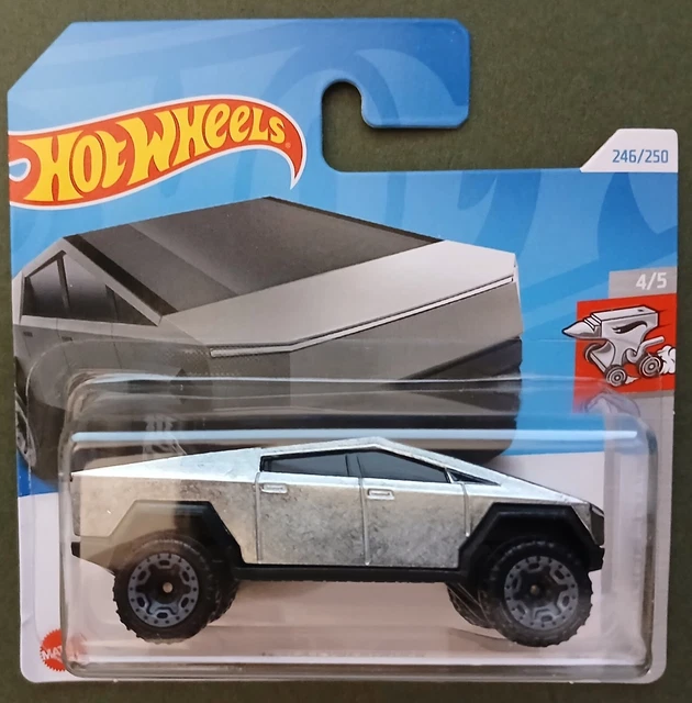 HOT WHEELS 2024 Tesla Cybertruck, Silver, Short Card. £9.99 - PicClick UK