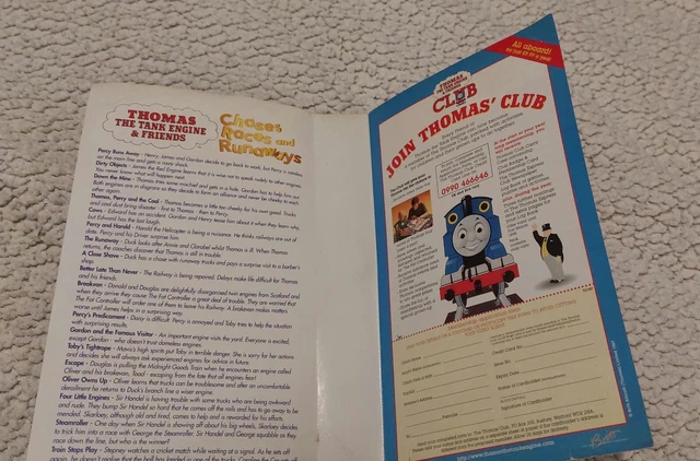 THOMAS THE TANK Engine & Friends - Vhs Video - Chases Races And ...