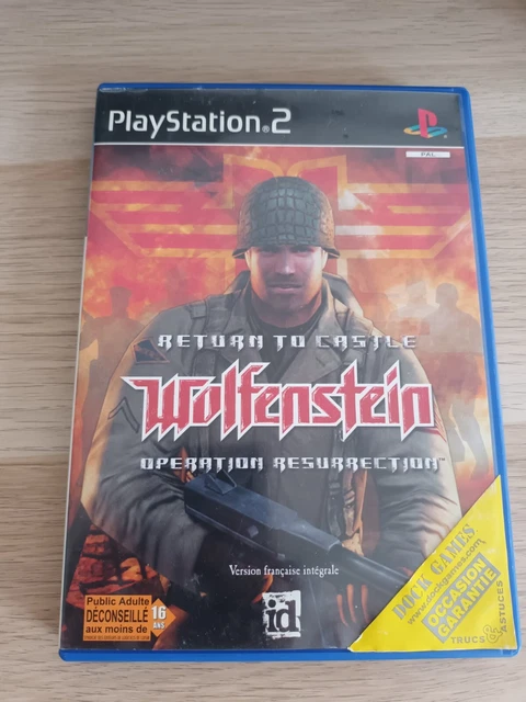 PS2, JEU RETURN TO CASTLE WOLFENSTEIN OPERATION RESURRECTION, complet ...