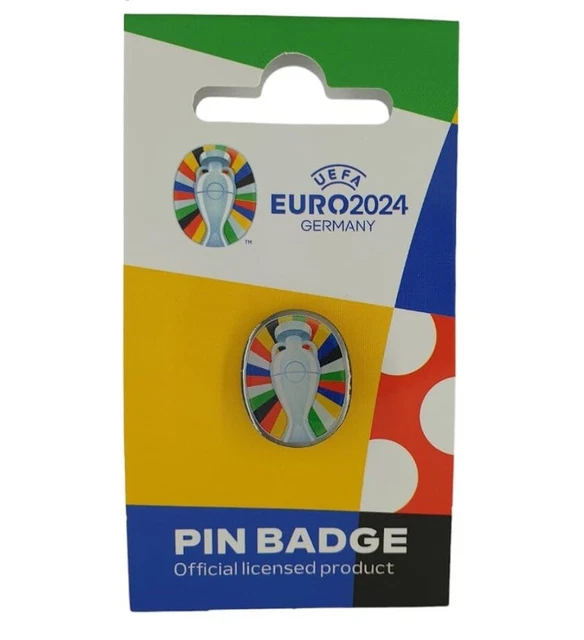 UEFA EURO 2024 Official Licensed Logo Lapel Pin Badge £19.99 - PicClick UK