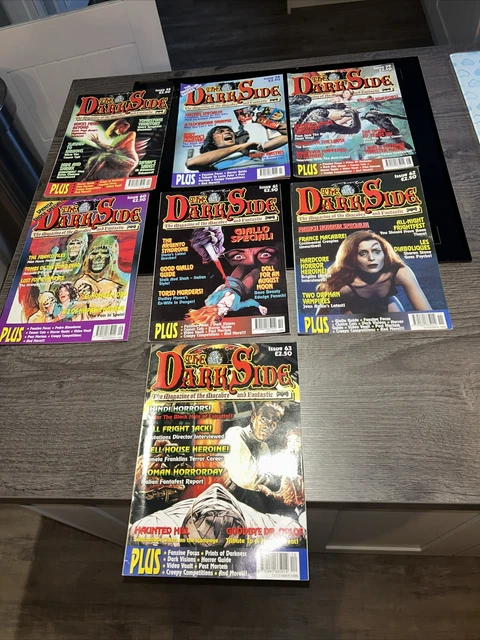 HORROR MAGAZINE THE DARK SIDE Magazine Of The Macabre 1996 7 Issue ...