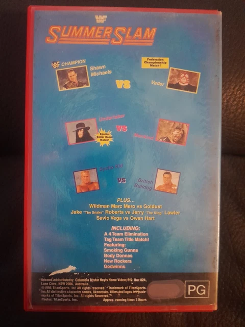 WWE WWF SUMMERSLAM 96 Wrestling Vhs Video £15.77 - PicClick UK