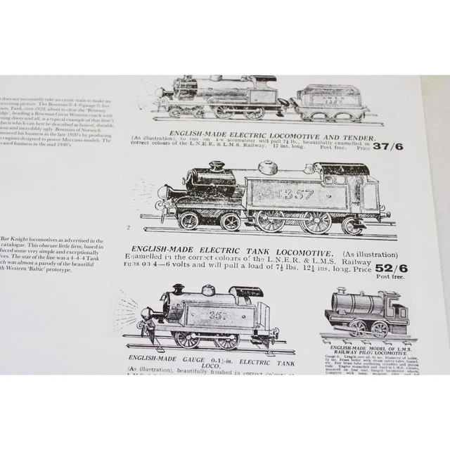 LONDON TOY MODEL Museum Print Bar Knight Locomotive Train Vintage 90766 ...