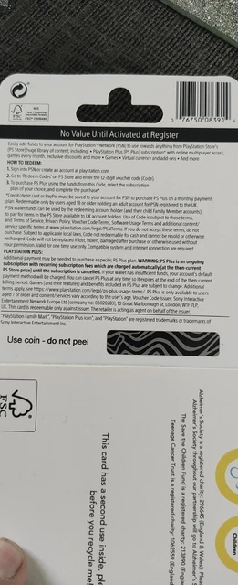 PLAYSTATION STORE GIFT Card £50, PSN UK Account, PS5/PS4 Digital ...