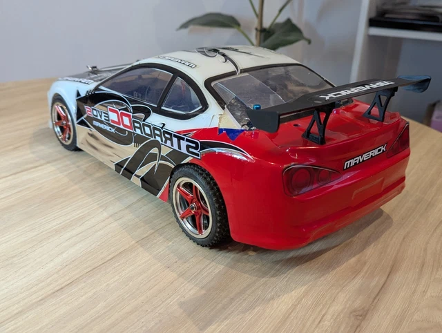 1/10 RC ACME Cyclone Pro Nitro Car 4wd .18 Engine Fast Runs Very Well £ ...