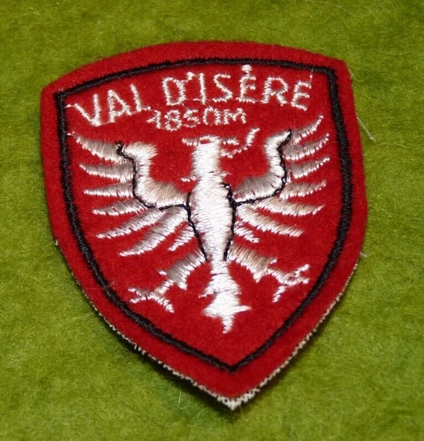 ANCIEN ÉCUSSON À coudre en feutre brodé blason Val d'Isère neuf Vintage patch EUR 5,00 - PicClick FR