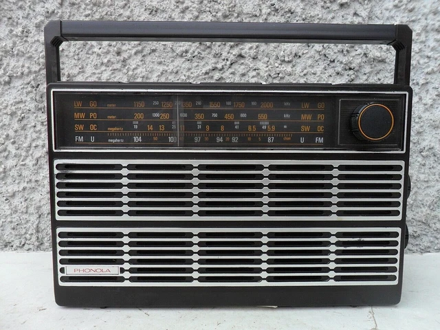 VECCHIA RADIO D'EPOCA A Transistor Marca Phonola Modello 1570 - Vintage ...