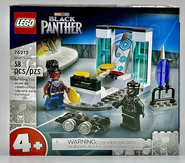 LEGO MARVEL BLACK Panther Wakanda Forever Shuri's Lab 76212 Building ...