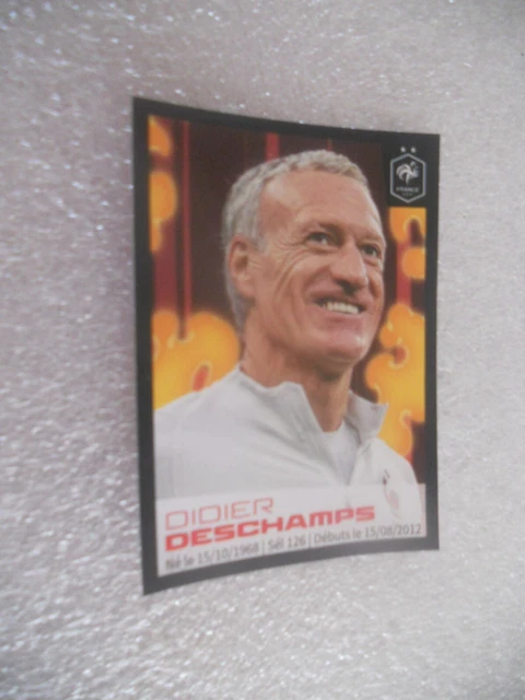 STICKER PANINI INTERMARCHÉ au plus pres des bleus n°19 didier deschamps ...