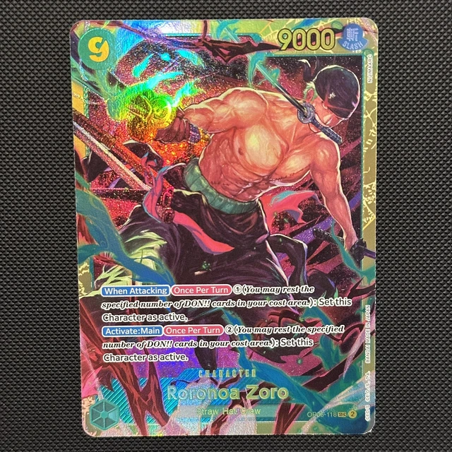 OP06-118 RORONOA ZORO : Secret Rare One Piece English TCG Card : OP06 ...