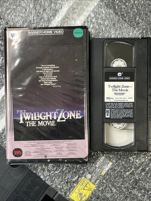 WARNER HOME VIDEO Twilight Zone: The Movie VHS Horror Cult Classic ...