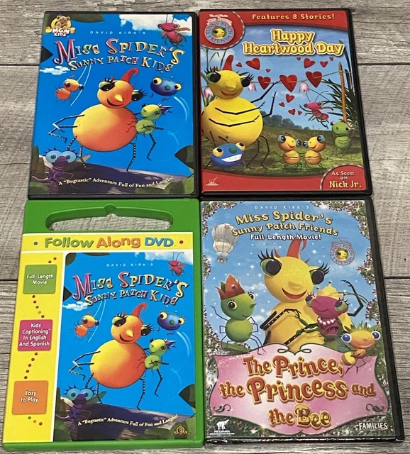 MISS SPIDER'S SUNNY Patch Friends 4 DVD LOT 3 USED / 1 NEW SEALED £17. ...