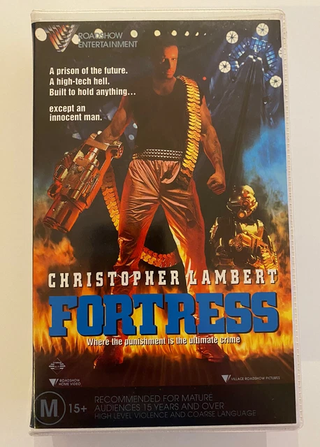 FORTRESS [VHS] ROADSHOW Big Box Ex-Rental Video Tape Clamshell Stuart Gordon VGC $44.95 ...