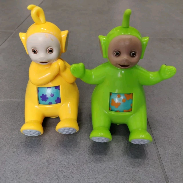 VINTAGE 1998 TELETUBBIES Teletubby Rolling Toy Lot Red Yellow $36.00 ...