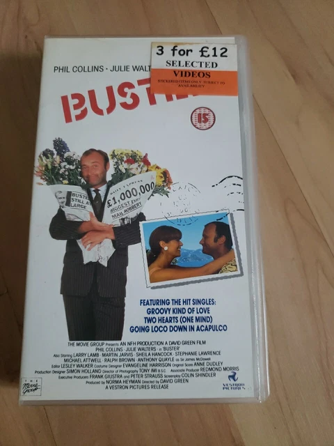 BUSTER (1987) (CINEMA Club VHS 1992) Phil Collins Julie Walters £5.00 ...