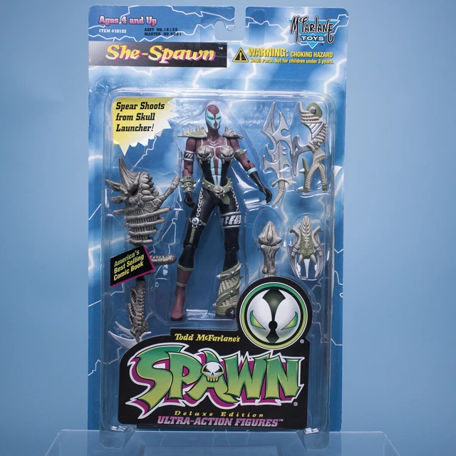 MCFARLANE TOYS SHE-SPAWN Spawn Series 4 Deluxe Edition Ultra-Action ...
