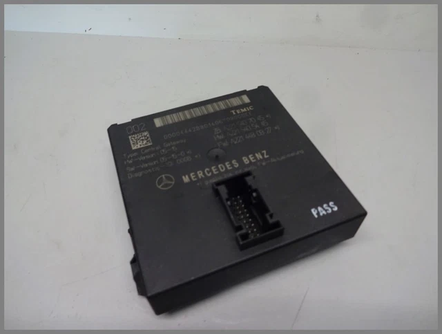 MERCEDES BENZ MB W221 central gateway ZGW control unit 2215407045 ...