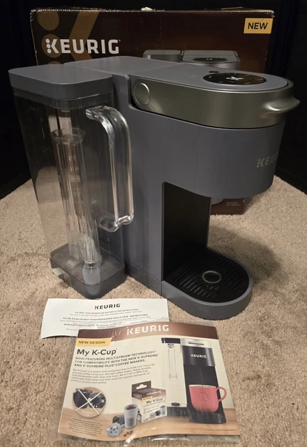 KEURIG K-SUPREME SINGLE Serve K-Cup Pod Coffee Machine Maker - Grey ...