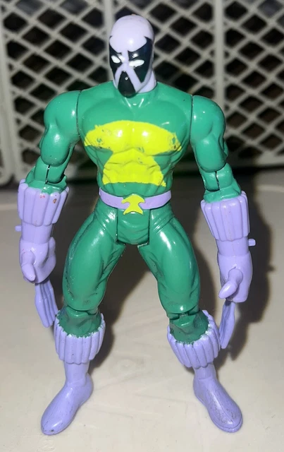 FIGURINE ARTICULÉE SPIDER-MAN The Prowler griffes extensives 1995 jouet ...