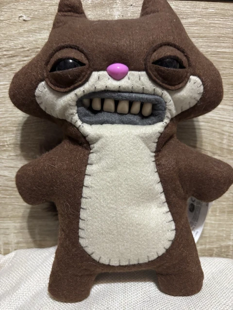 FUGGLER FUNNY UGLY Monster - Brown Sketchy Squirrel Soft Toy Plush 9in ...