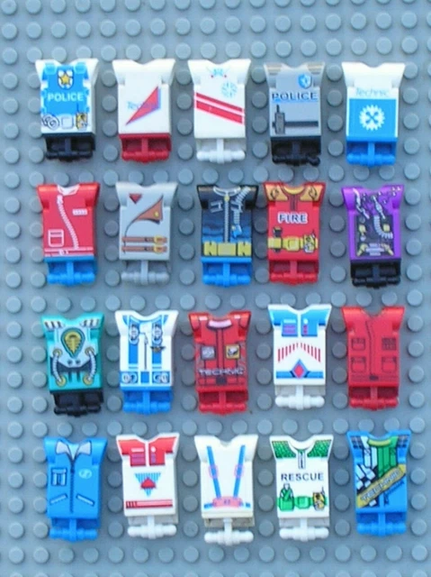 LEGO TECHNIC CHARACTER Bust Figure Minifig Torso Tech / Choice Model £6 ...