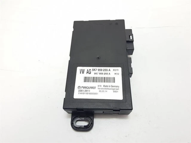 2008-13 MK6 VOLKSWAGEN Golf Convertible Roof Ecu Module 5K7959255A £32. ...