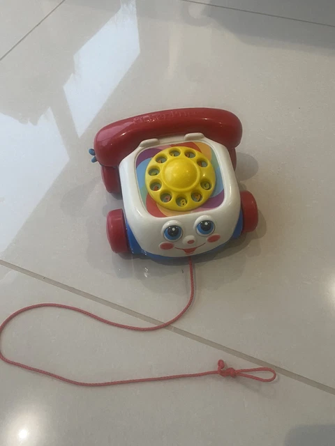 CLASSIC FISHER PRICE Pull Telephone Dial Children’s Toy Pretend Play £4 ...