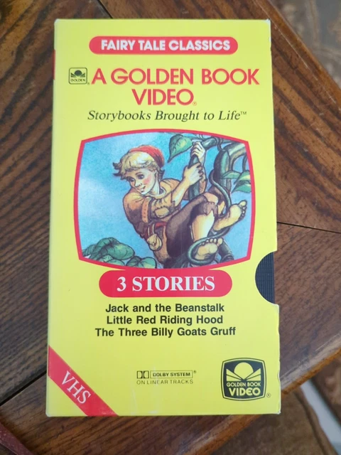 JACK AND THE Beanstalk/Little Red Riding Hood/Billy Goats (VHS 1986 ...