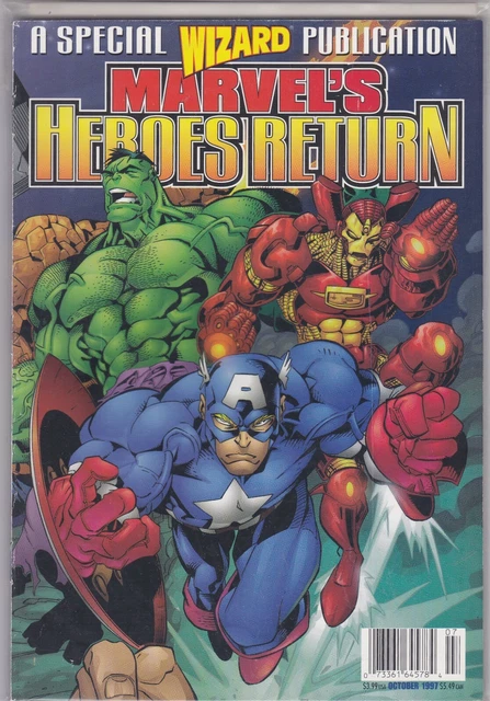 WIZARD COMIC MAGAZINE Marvel's Heroes Retour Édition Spéciale (1997) EUR 8,45 - PicClick FR
