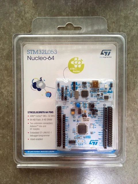 STMICROELECTRONICS STM32 NUCLEO-64 development board with STM32L053R8T6 ...