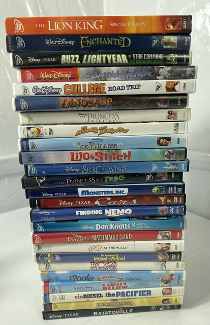 DISNEY PIXAR KIDS Family Animation DVD Wholesale Lot Bundle - 25 Movies ...