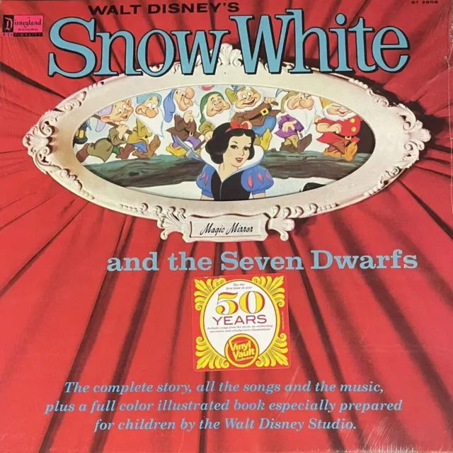 Walt Disneys Snow White And The Seven Dwarfs Disneyland Records Lp 40